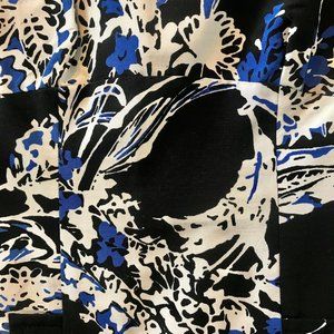 Per Se | Dresses | Per Se Patterned Flounce Dress Sz 2 | Poshmark